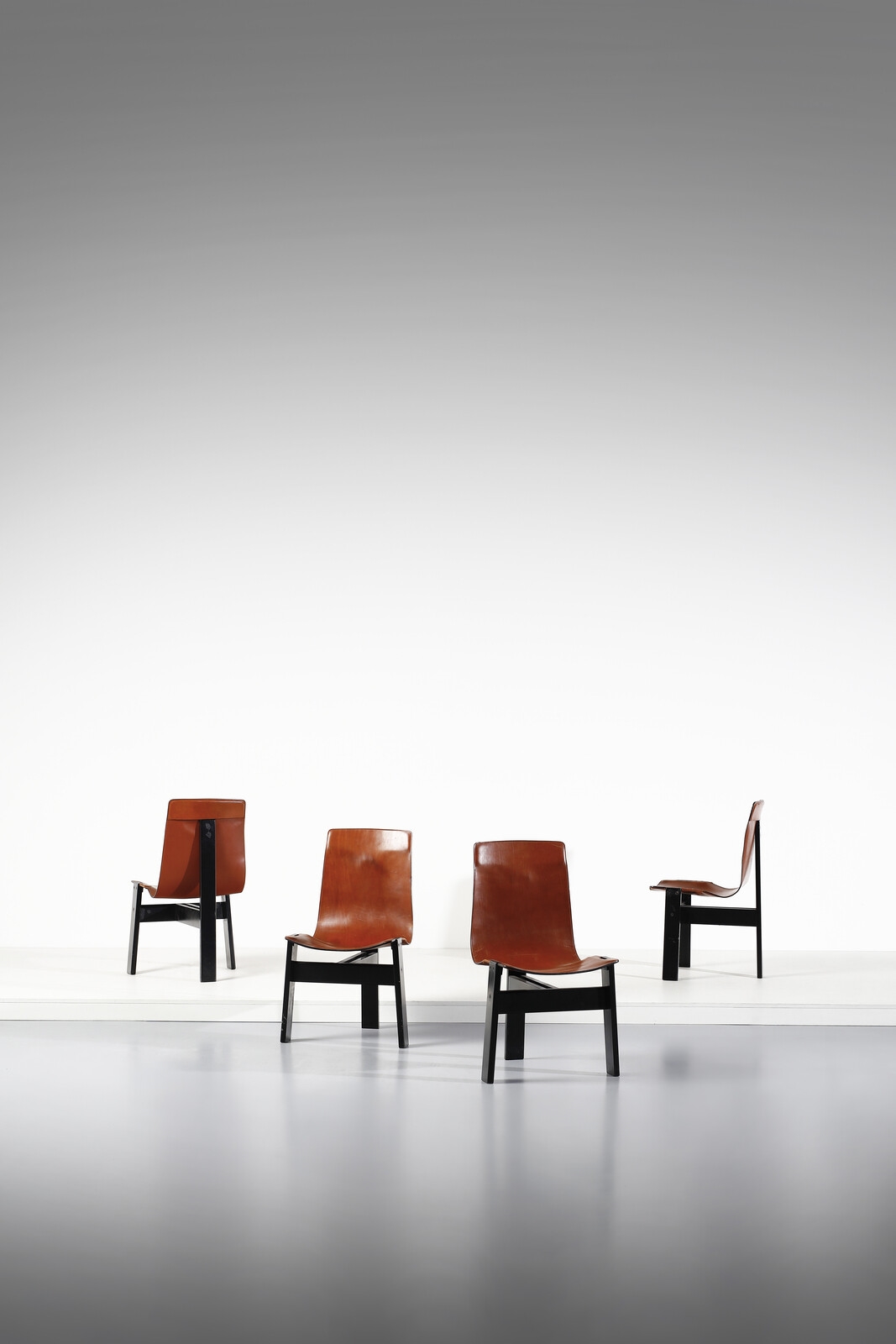 Angelo Mangiarotti | Four Tre 3 Dialogo chairs for Skipper, Italy (1978 ...