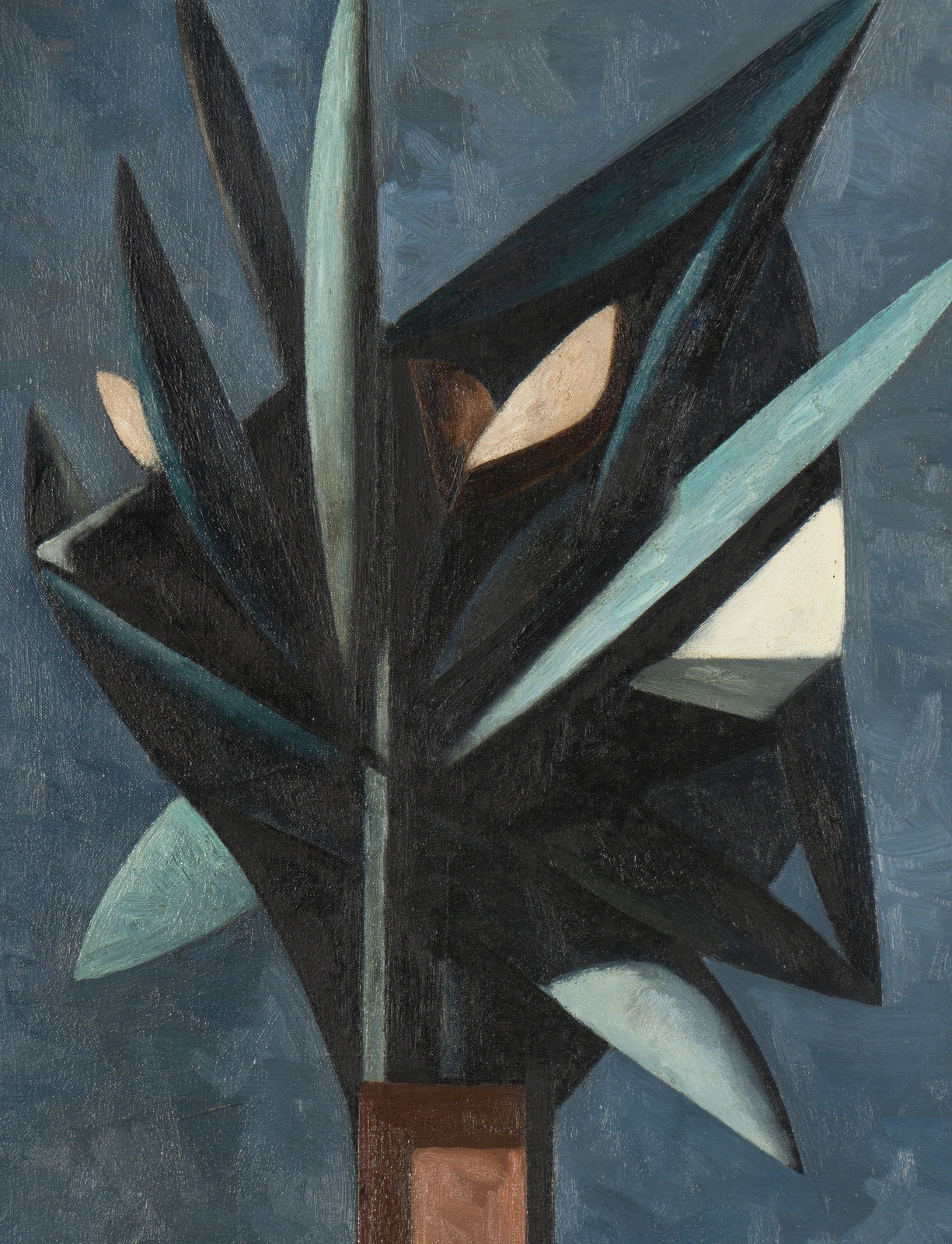 Duilio Barnabè | Bouquet: Blue Background (Circa 1958) | MutualArt