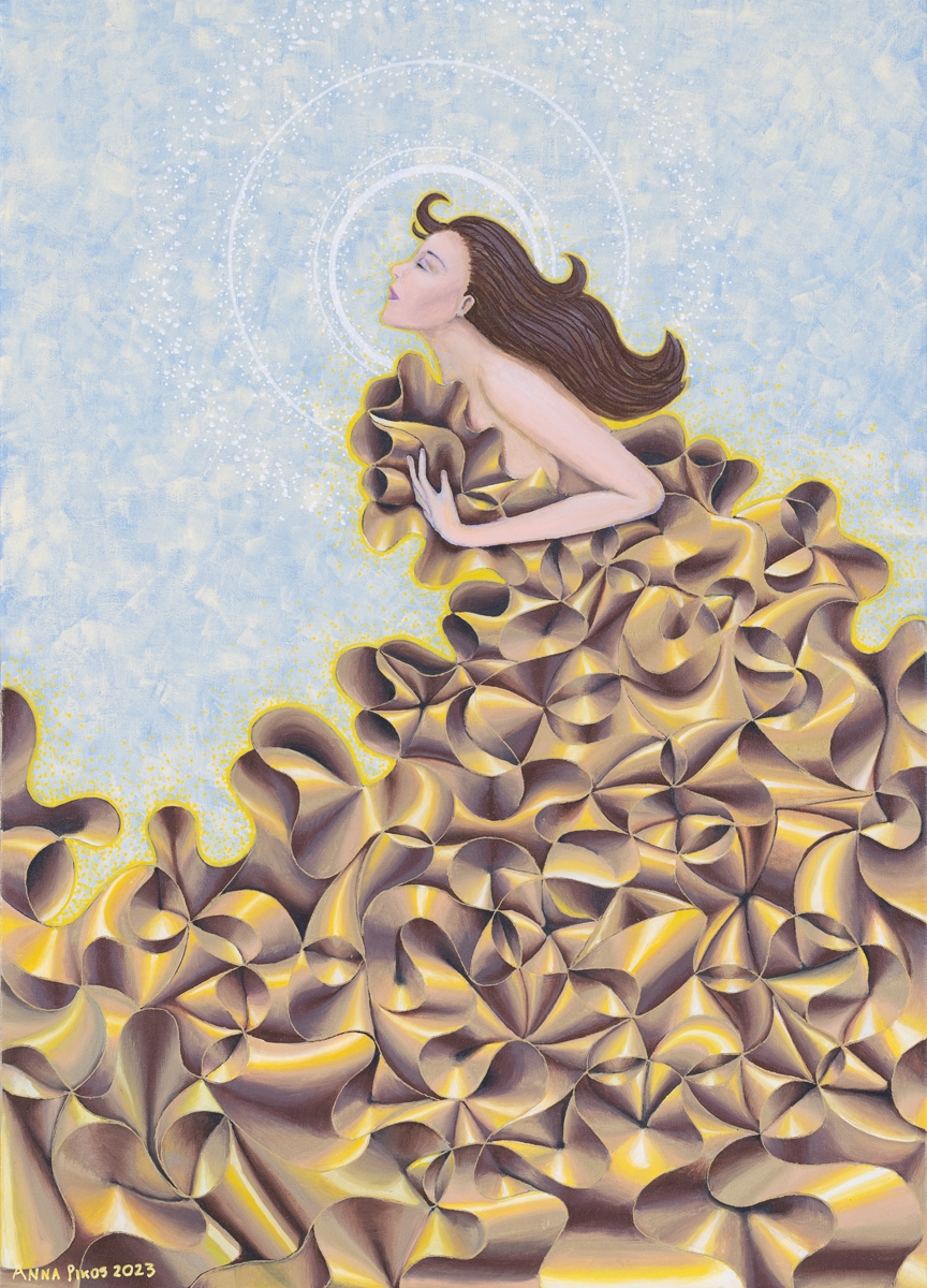 Anna Pikos | Złota fala, 2023 (2023) | MutualArt