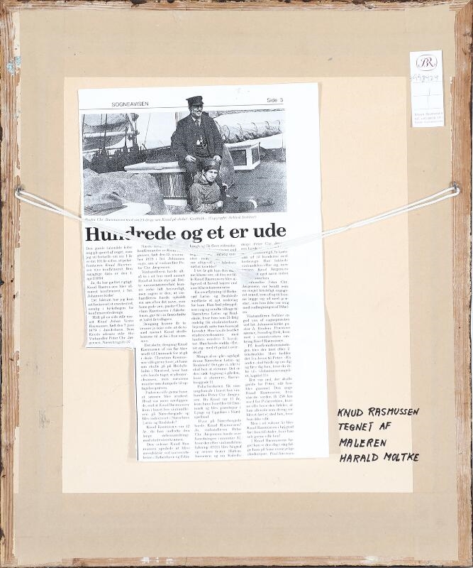 Harald Moltke | Portrait of the Greenlandic-Danish writer and explorer ...