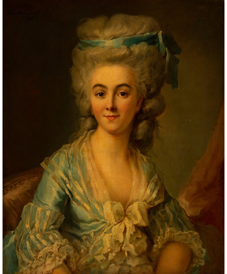 Johann Ernst Heinsius | Portrait of Elisabeth Collineau-Pelletreau ...