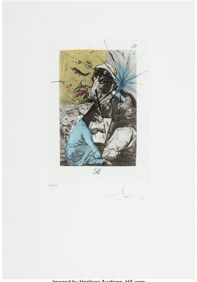 Salvador Dalí | Li, from Les Caprices de Goya, 1977 (1977) | MutualArt