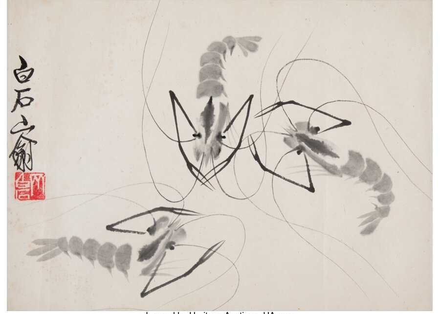 Qi Baishi | Shrimp | MutualArt