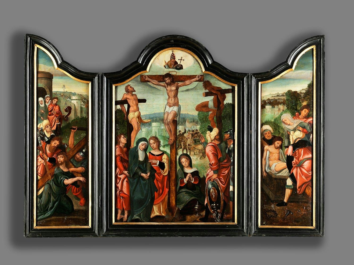 Antwerp School, 16th Century | HAUSALTAR-TRIPTYCHON | MutualArt