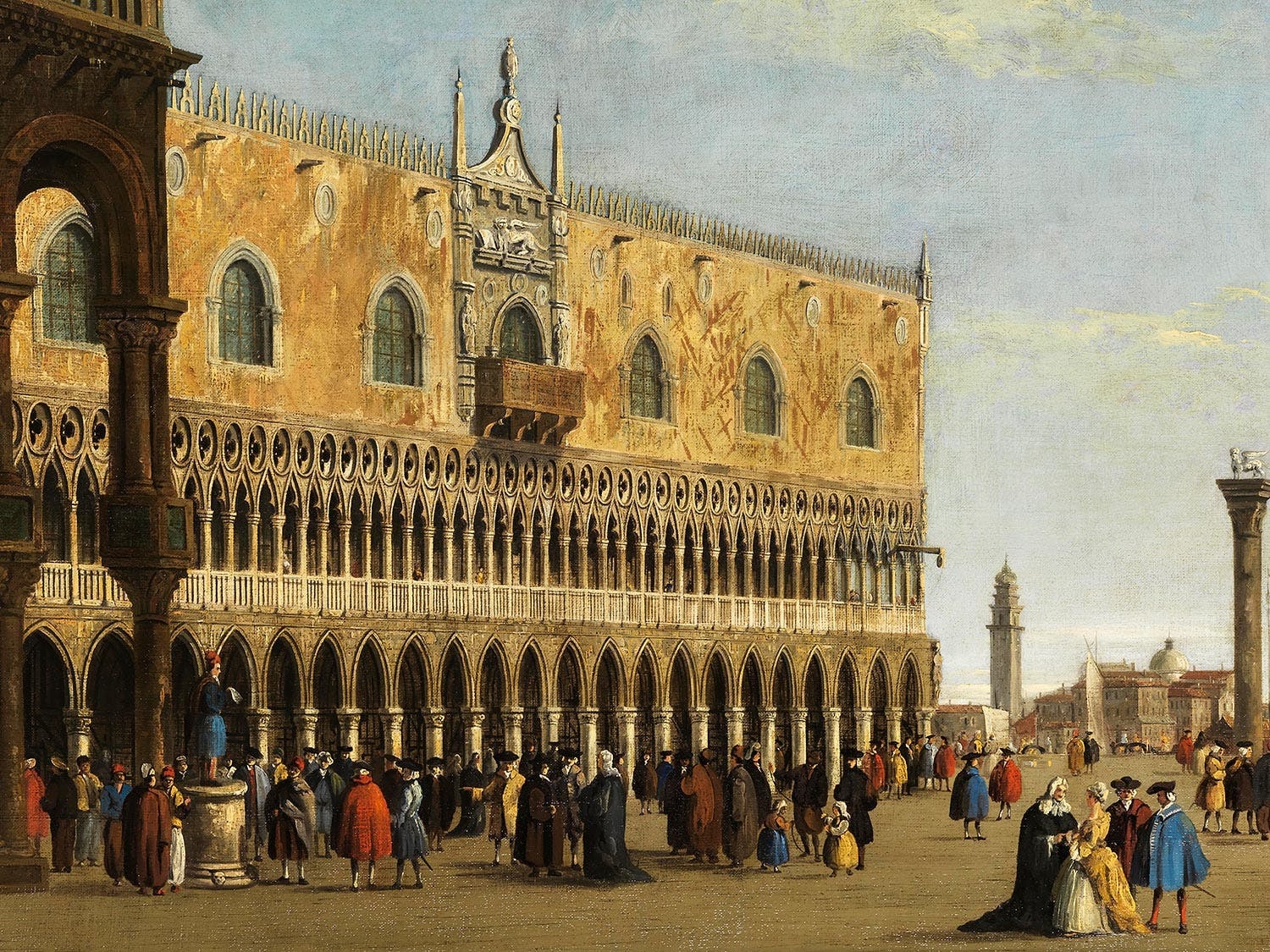 Apollonio Domenichini | VEDUTE MIT PIAZETTA UND DOGENPALAST | MutualArt