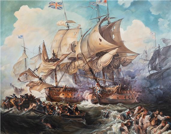 Gerhard Batha | Battle of the Glorious First of June, 1794, after ...