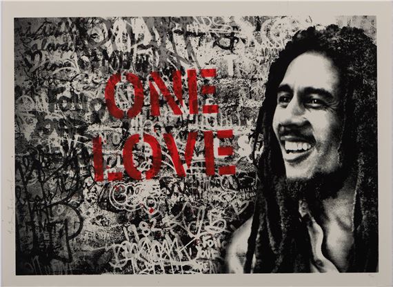 Mr. Brainwash | Happy Birthday Bob Marley - One Love (Red) (2019 ...