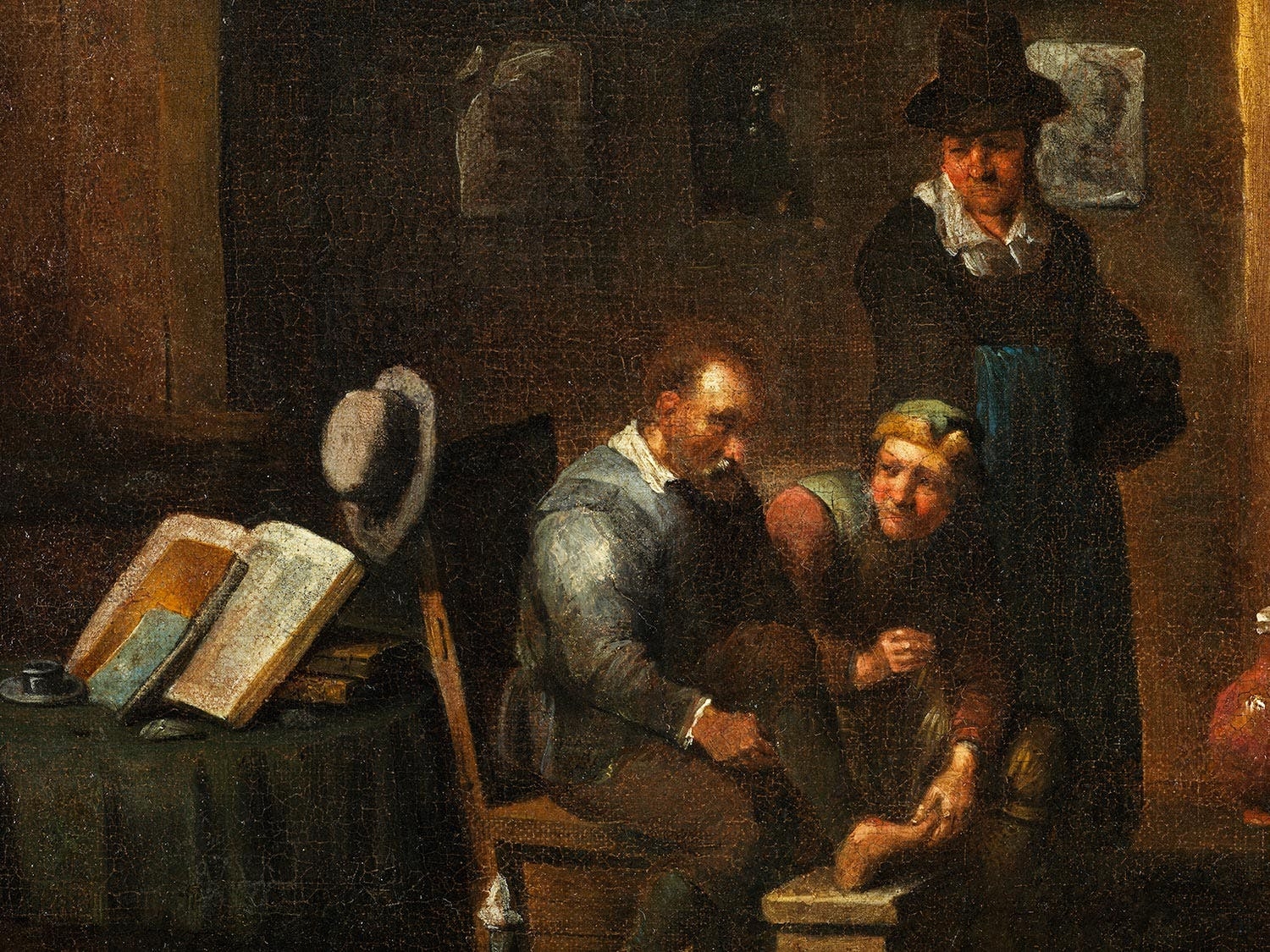 David Teniers the Younger | AN ARTIST IN HIS STUDIO SURROUNDED BY HIS ...