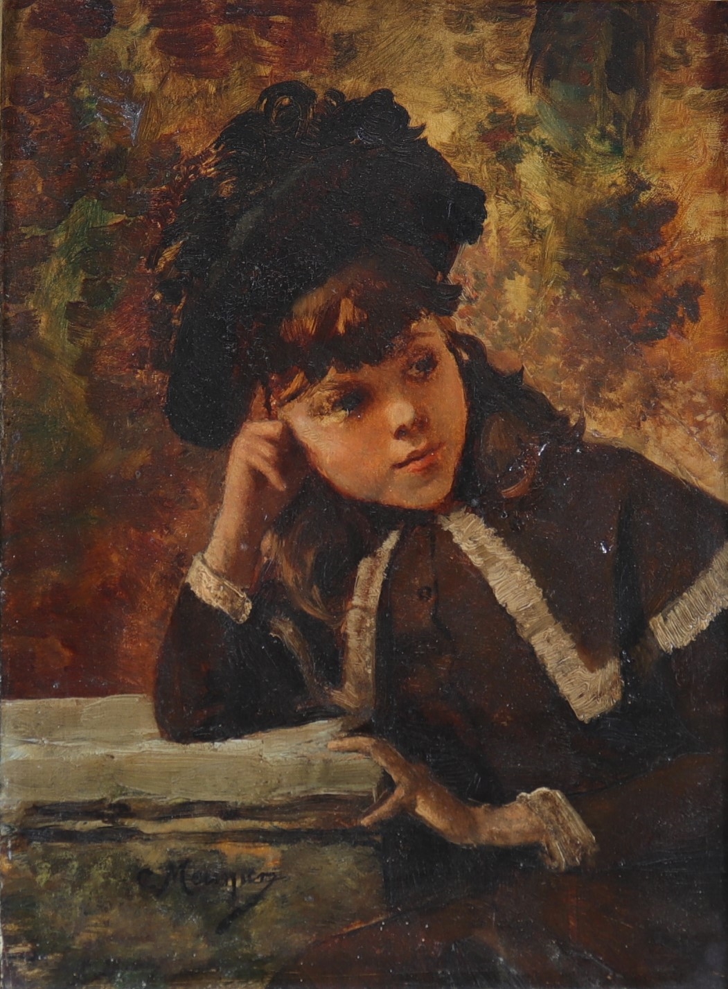 Constantin Meunier | Young girl | MutualArt