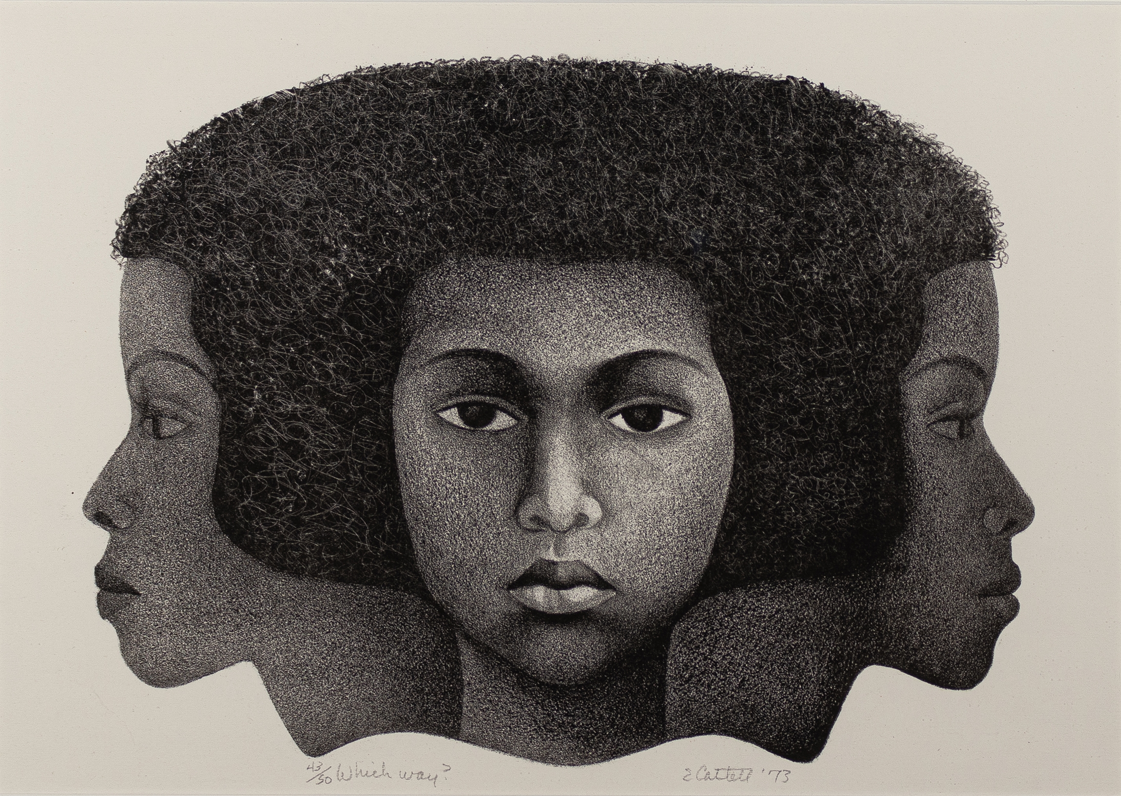 Elizabeth Catlett | Which Way? (1973) | MutualArt