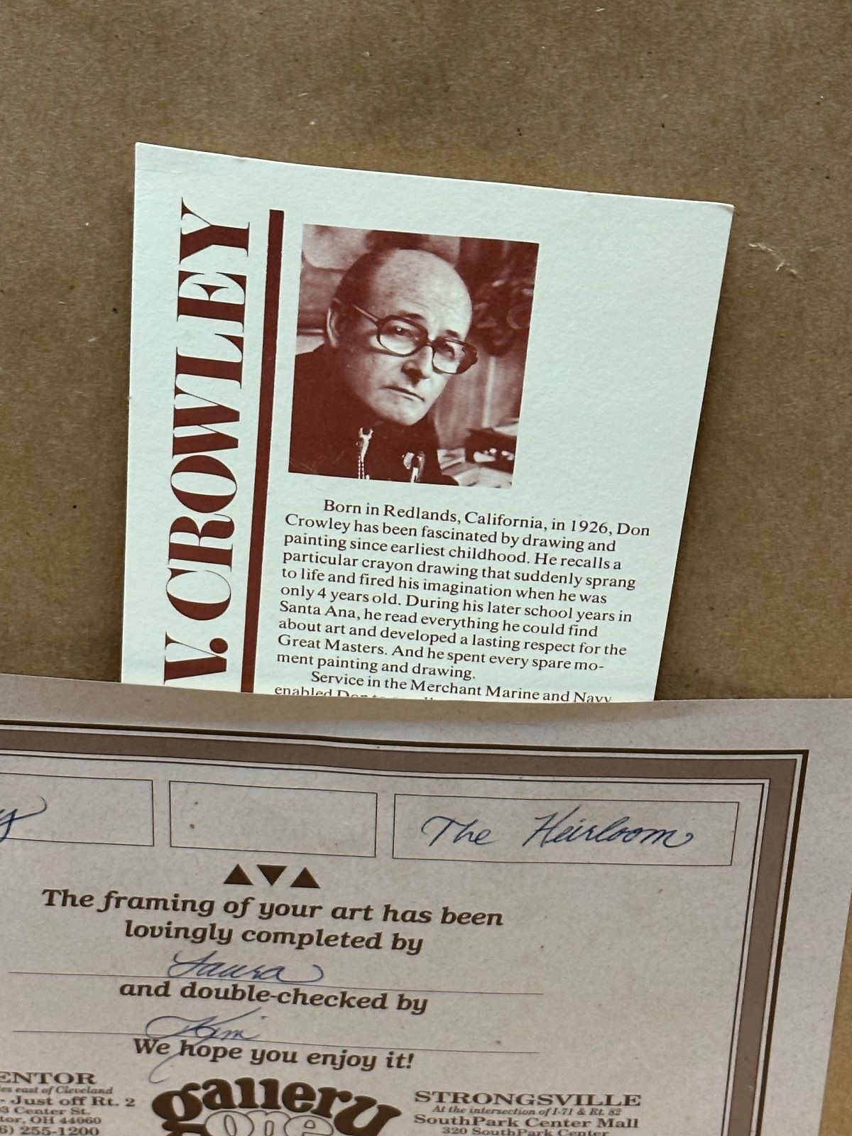 Don Crowley | The Heirloom | MutualArt