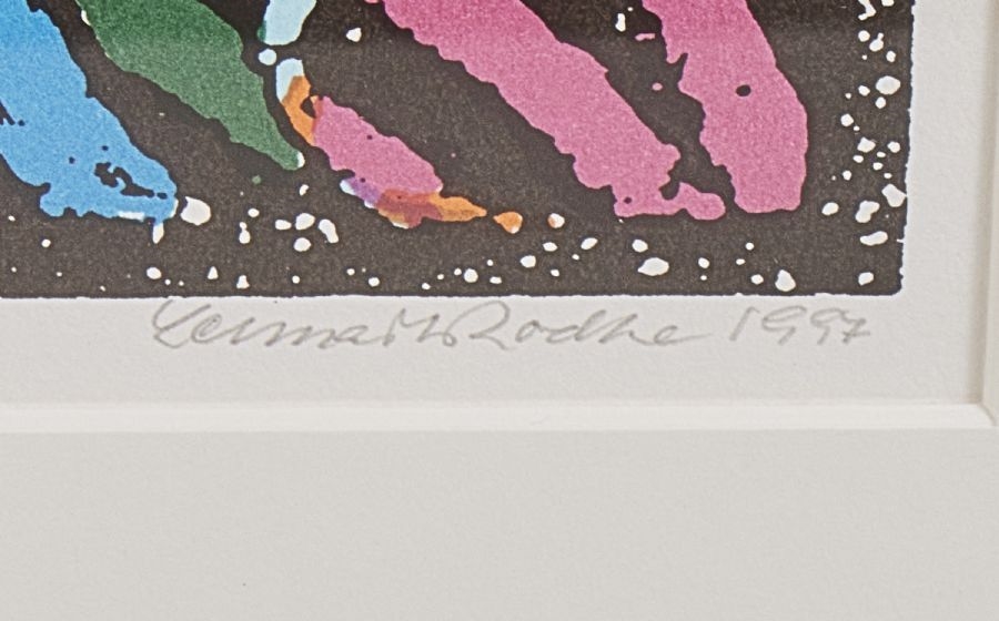 Lennart Rodhe | numrerad 74/150. Färglitografi | MutualArt