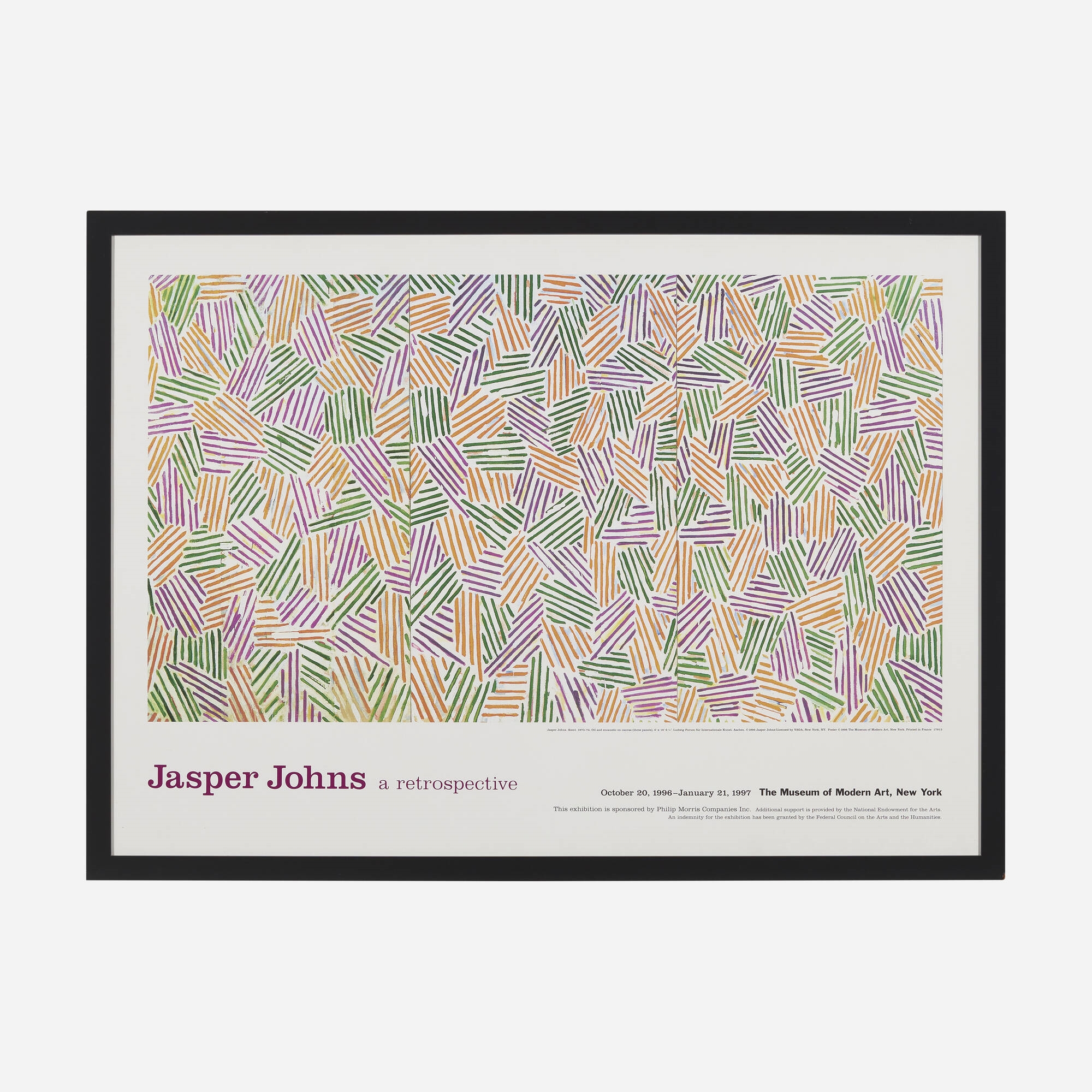 Jasper Johns | MOMA poster (1996 - 1997) | MutualArt