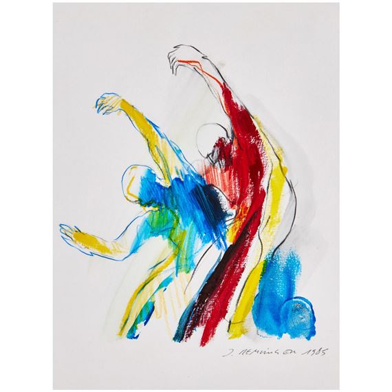 Jean Remlinger | Dancers. (1985) | MutualArt
