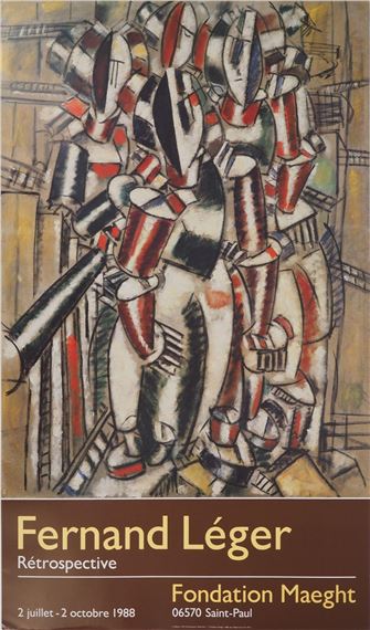Fernand Léger | Cubist characters on the balcony (1988) | MutualArt