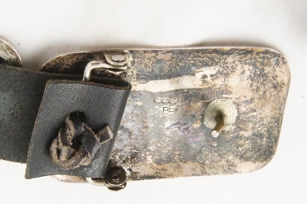 Benjamin Roubaud | Benjamin Becenti Dine' Storyteller Concho belt (1960 ...