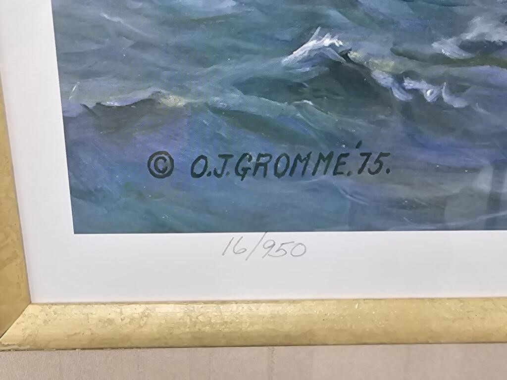 Owen J. Gromme | Owen J. Gromme Limited Edition Swan Print (1975 ...