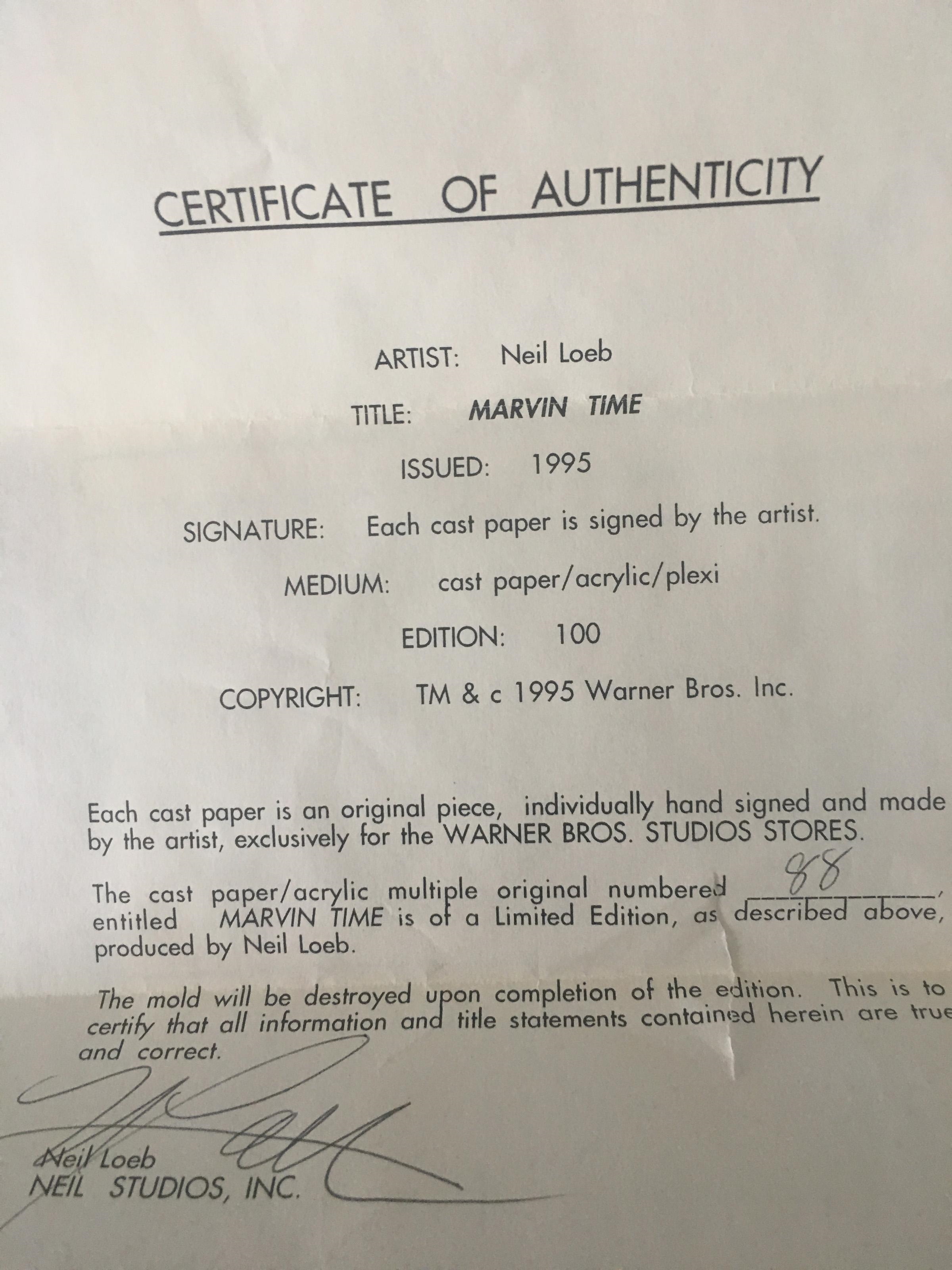 Neil Loeb | Marvin Time (1995) | MutualArt