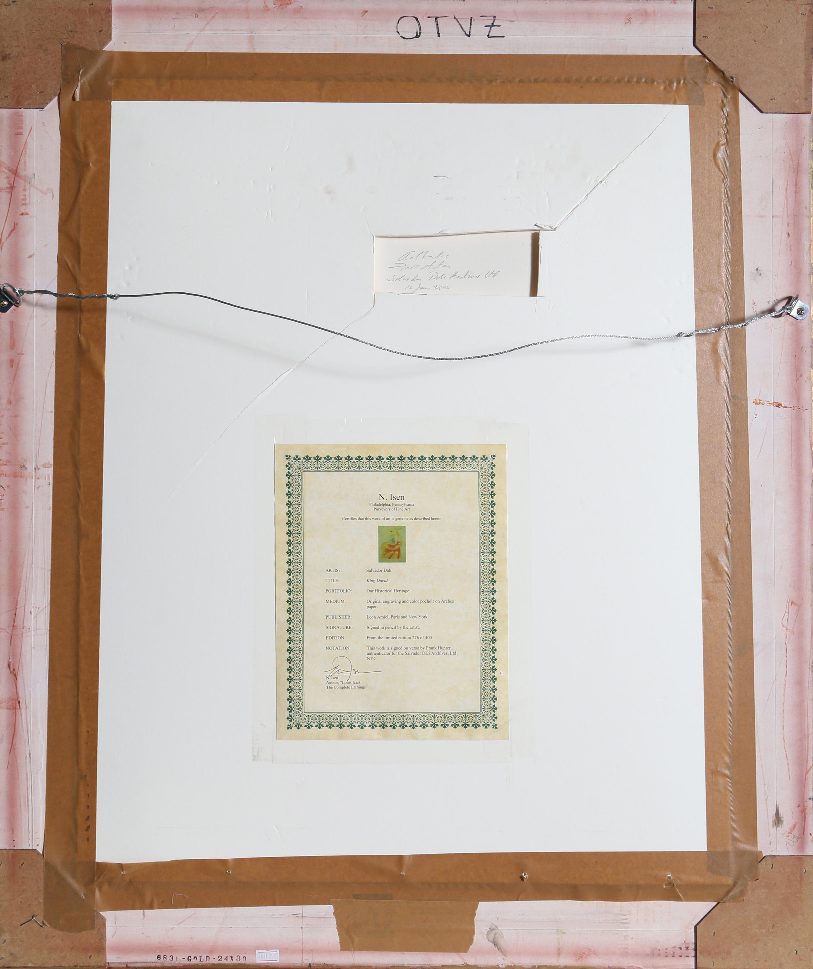 Salvador Dalí | King David (1975) | MutualArt