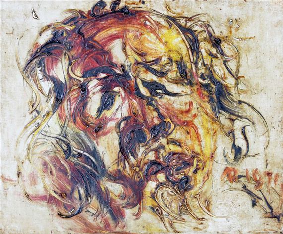 Affandi | Self Portrait (1971) (1971) | MutualArt