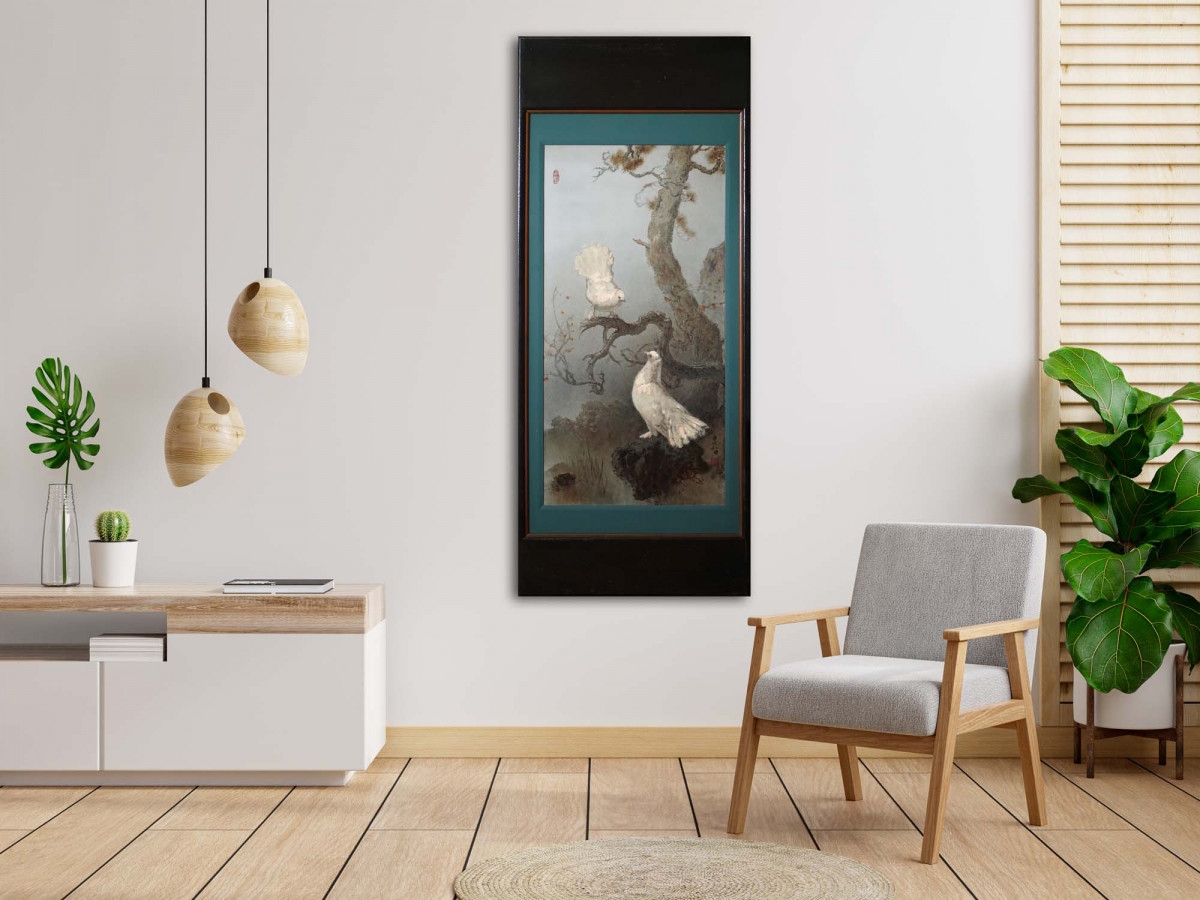 Lee Man Fong | A Pair Of Doves | MutualArt