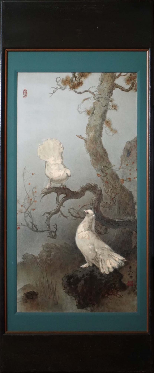 Lee Man Fong | A Pair Of Doves | MutualArt