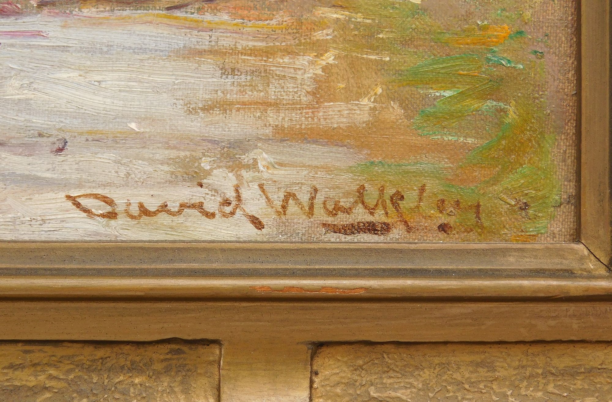 David Walkley | Landscape with Creek and Fence | MutualArt