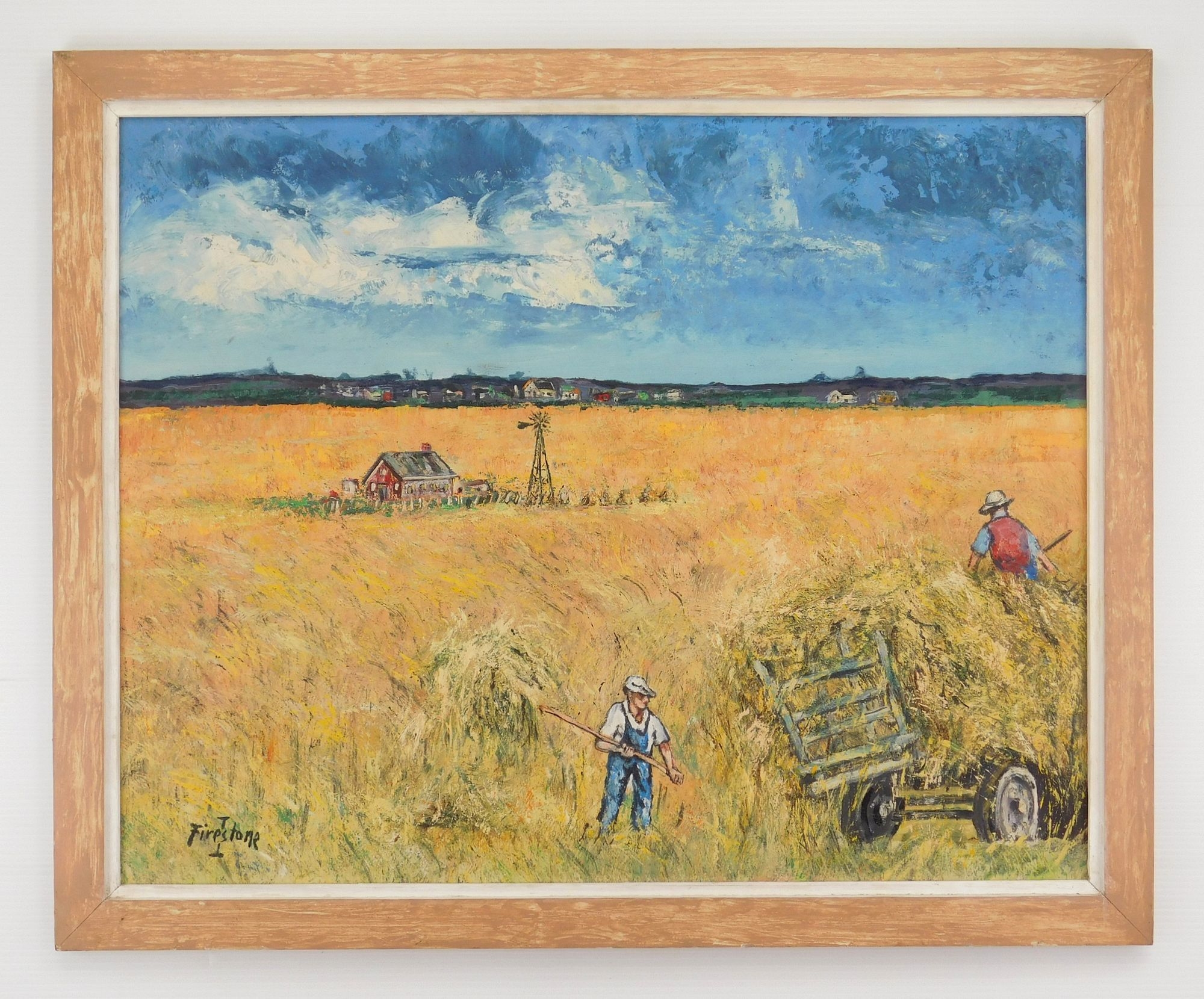 Isadore Firestone | Farmers Haying | MutualArt