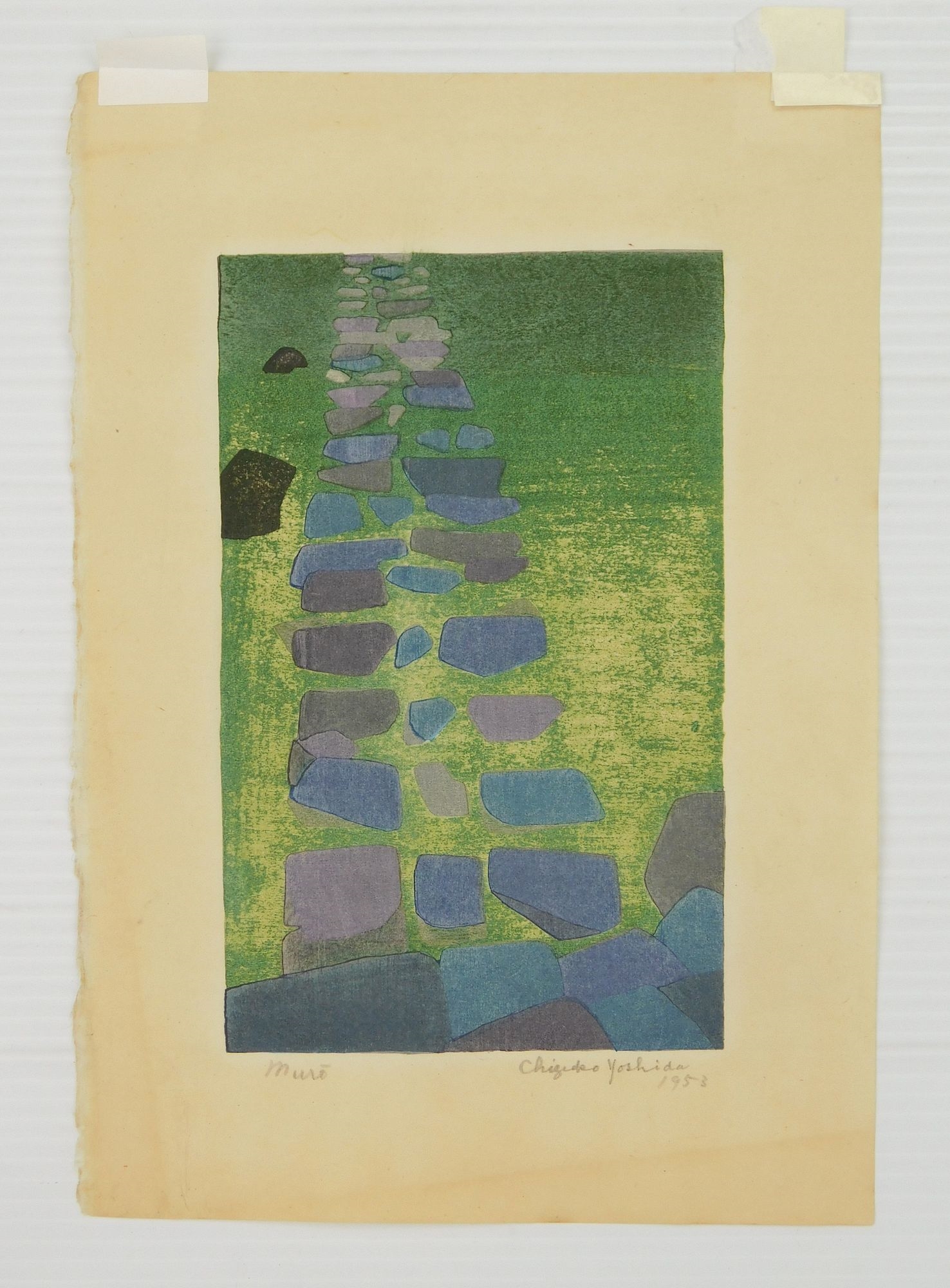 Chizuko Yoshida | Landscape & Muro ,Daisen in Garden (1953) | MutualArt