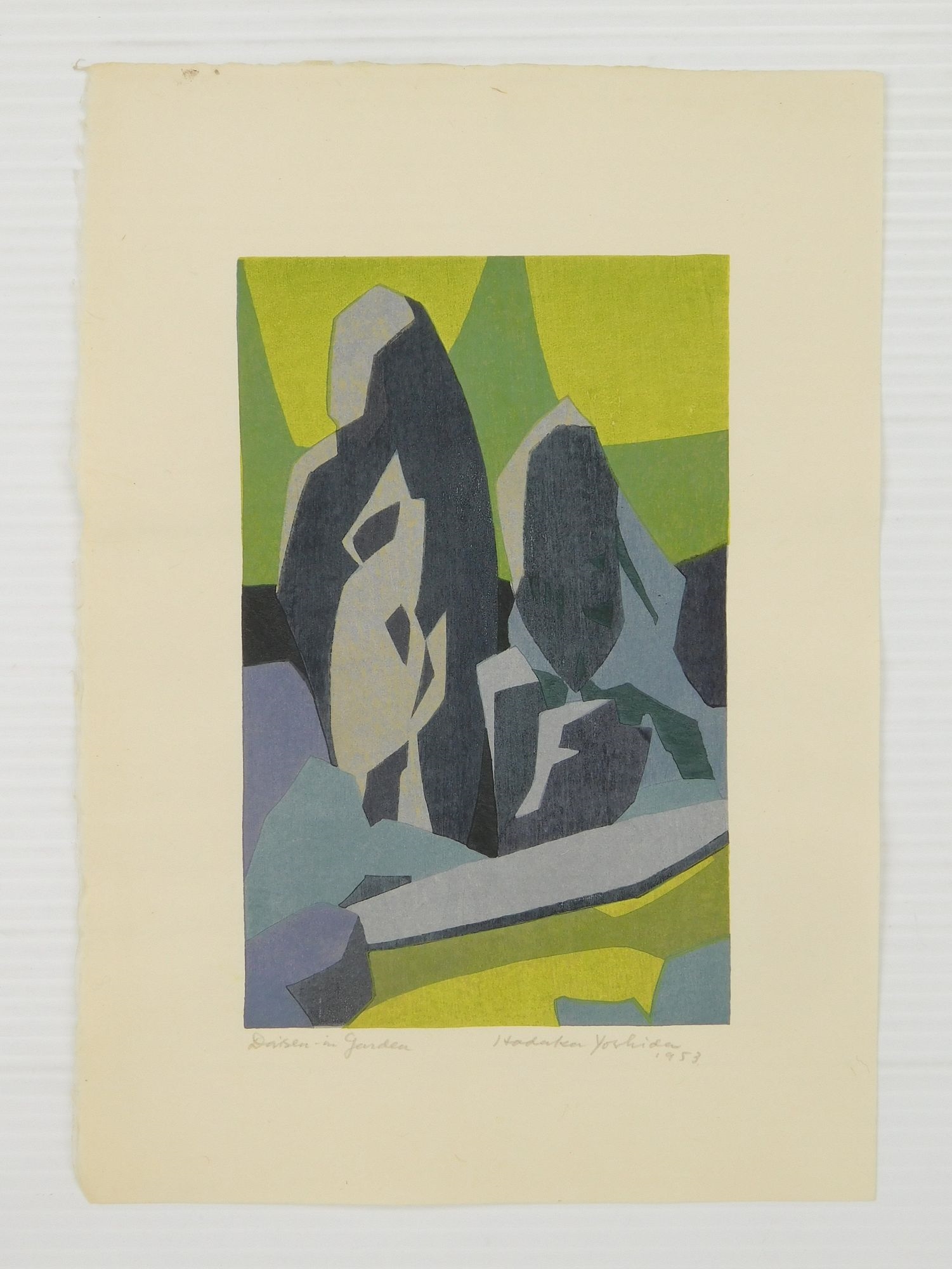 Chizuko Yoshida | Landscape & Muro ,Daisen in Garden (1953) | MutualArt