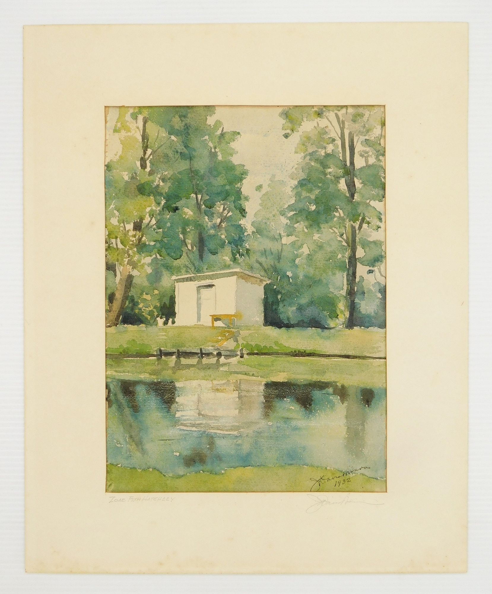 J. Davis Wilson | Zoar Fish Hatchery (1932) | MutualArt