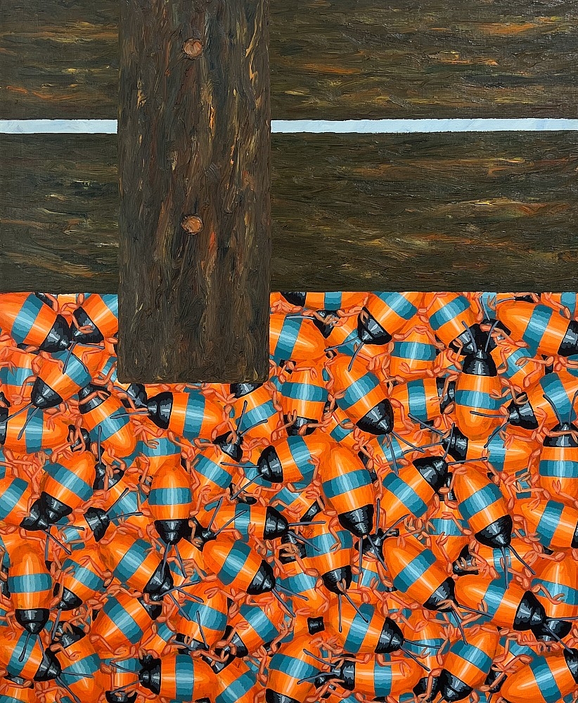 Roman Franta | MOB under the beam (2019) | MutualArt