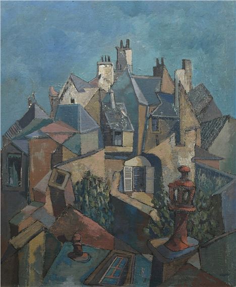 Walter Nessler | Roofs, Bayeux (1912) | MutualArt