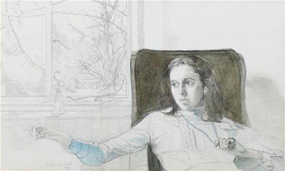 John Stanton Ward | Study for an illustration of Daniel Deronda (1971 ...