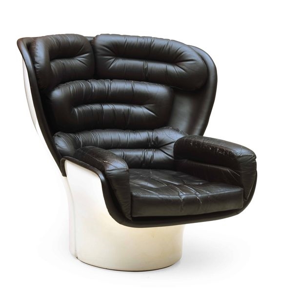 Joe Cesare Colombo | Fauteuil modèle Elda à coque pivotante moulée ...