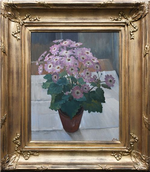 Augustus Edwin John | Still life of flowers in a terracotta pot | MutualArt