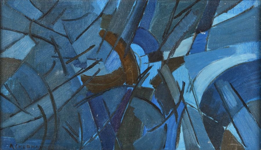 Paul Ackermann | Paul ACKERMAN (1908-1981) Composition 6, 1956 Oil on ...