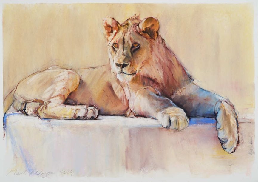 Mark Adlington | Future King Pastel on paper (2019) | MutualArt