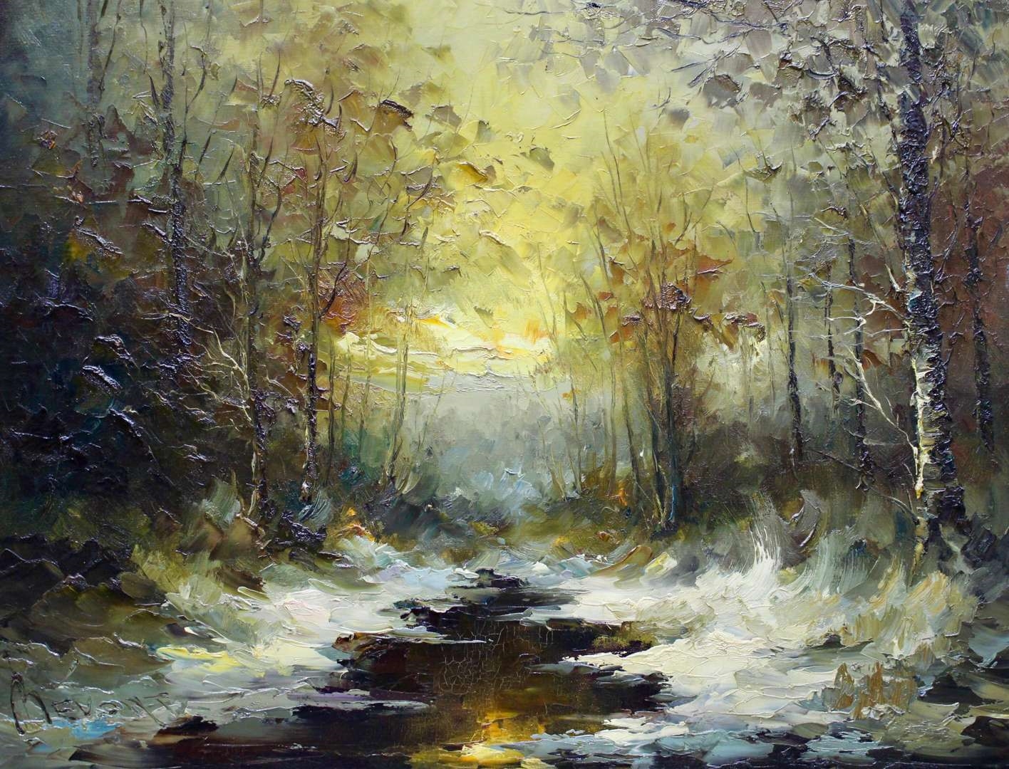 Jan Bévort | Besneeuwd landschap | MutualArt