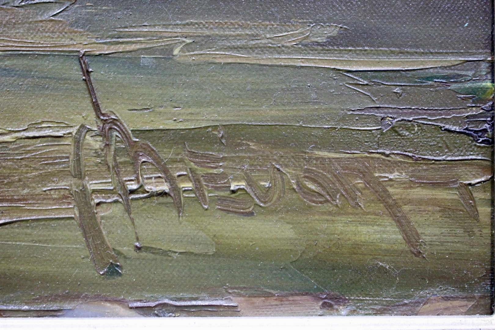Jan Bévort | Amsterdamse gracht met de Montelbaanstoren | MutualArt