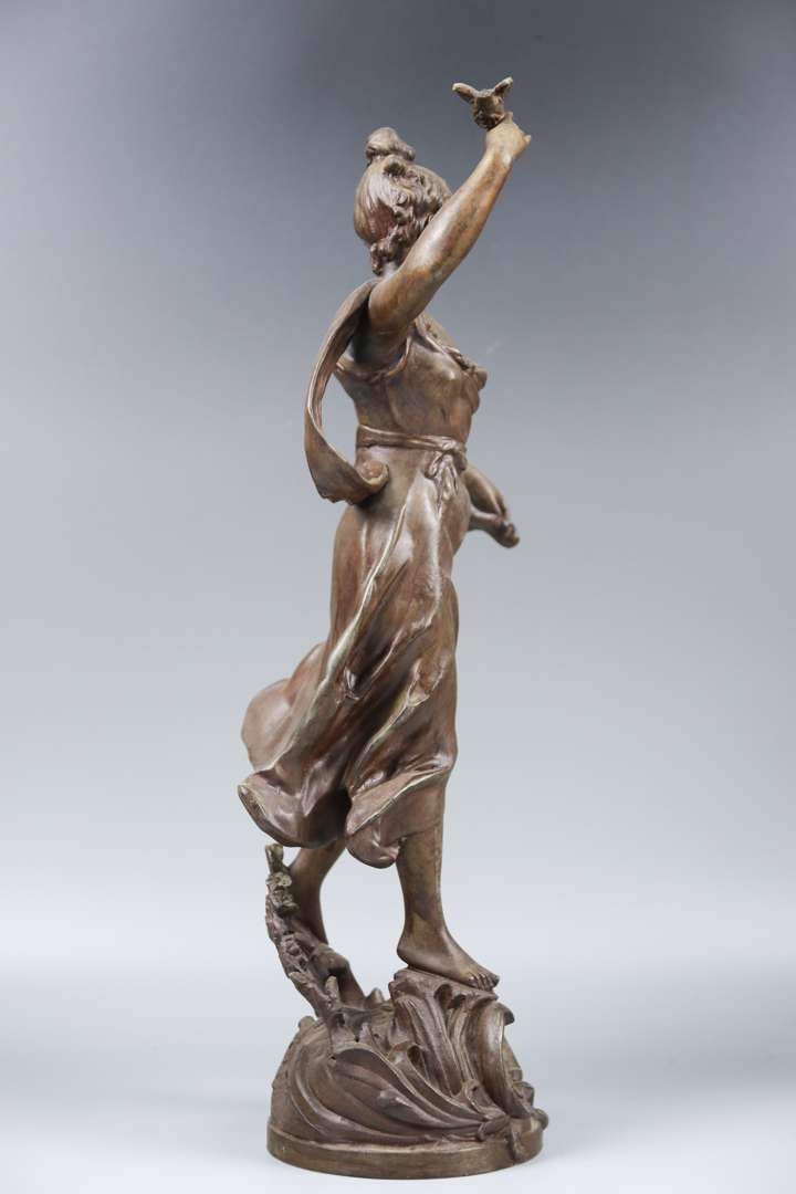 Eugene Rousseau | Een zamak beeld naar voorbeeld door Eugène Rousseau ...