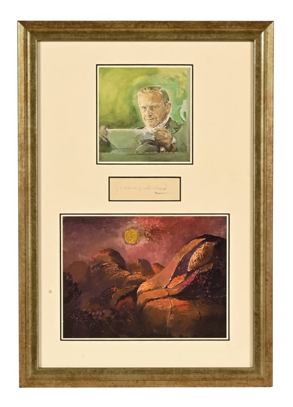 Graham Sutherland | A self-portrait; a landscape | MutualArt