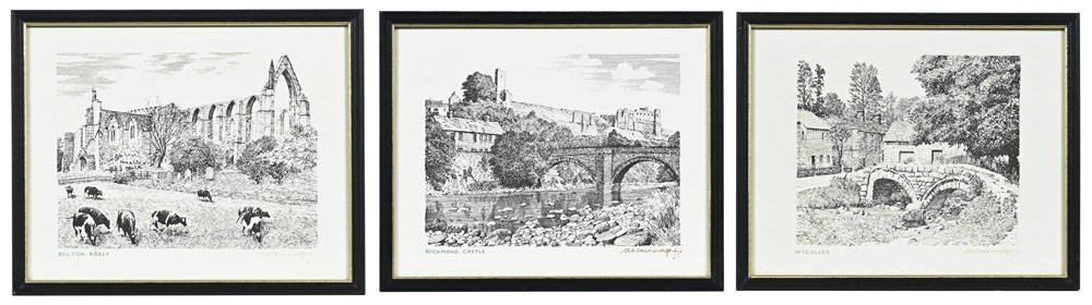 Alfred Wainwright | Bolton Abbey, Wycoller and Richmond Castle | MutualArt