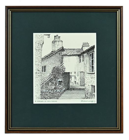 Alfred Wainwright | A Corner of Hawkshead | MutualArt