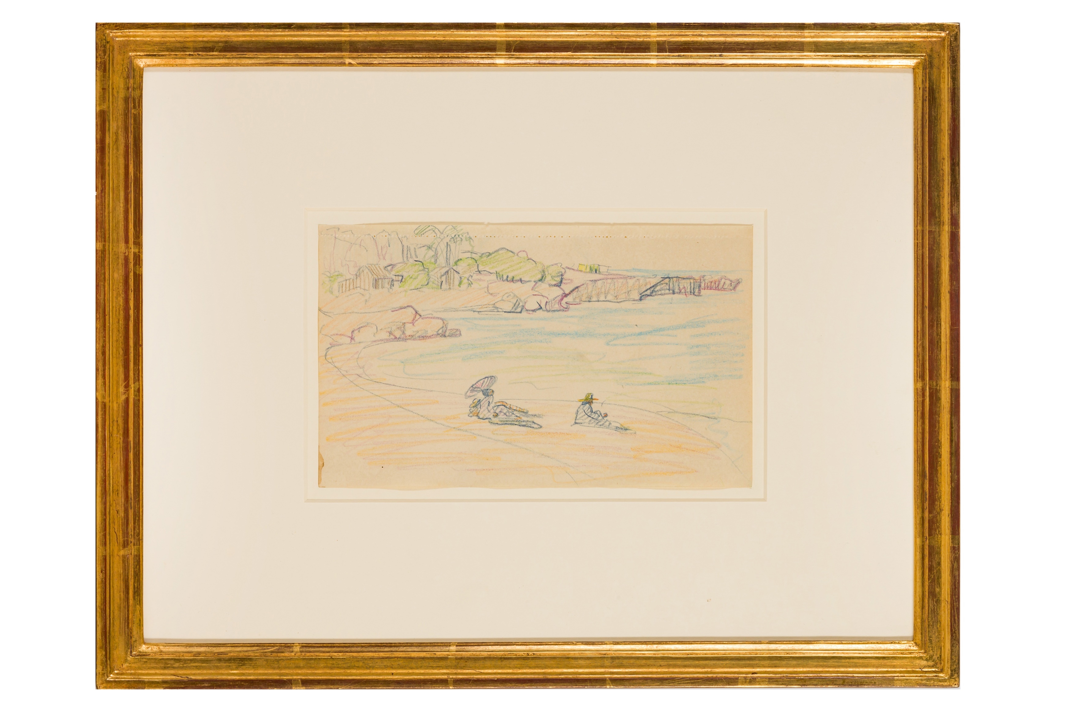 Mary Swanzy | Group of Fishermen; Figures on the Beach | MutualArt