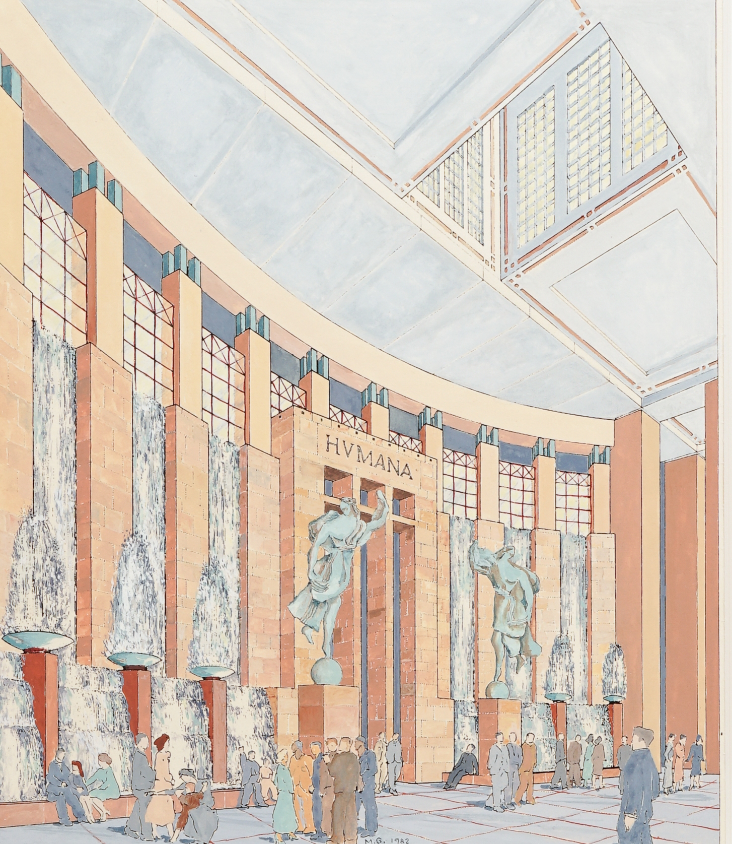 Michael Graves | Architectural Study Humana Building | MutualArt