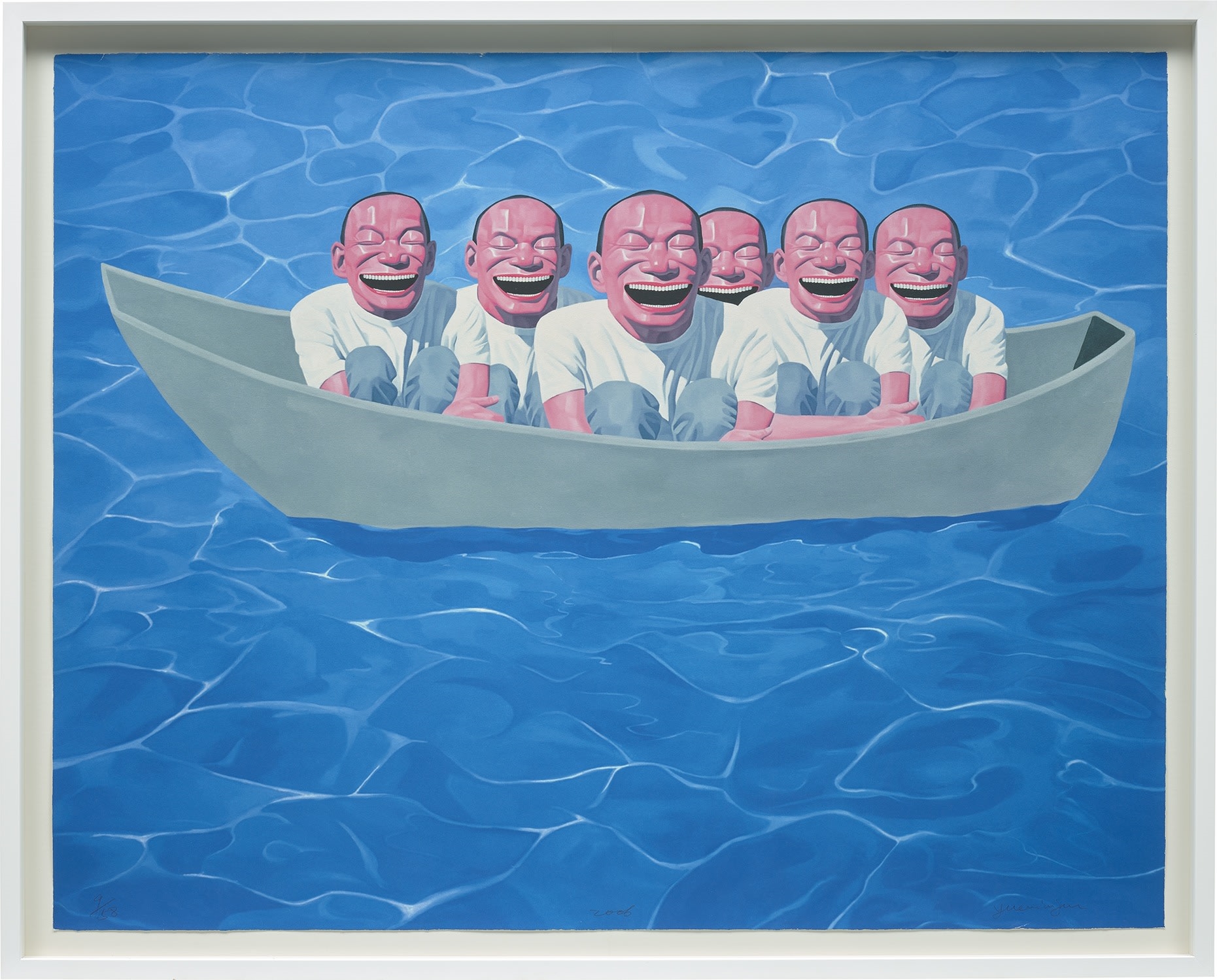 Yue Minjun | Noah's Ark (2006) | MutualArt