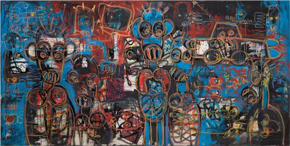 Aboudia | Untitled (2018) | MutualArt