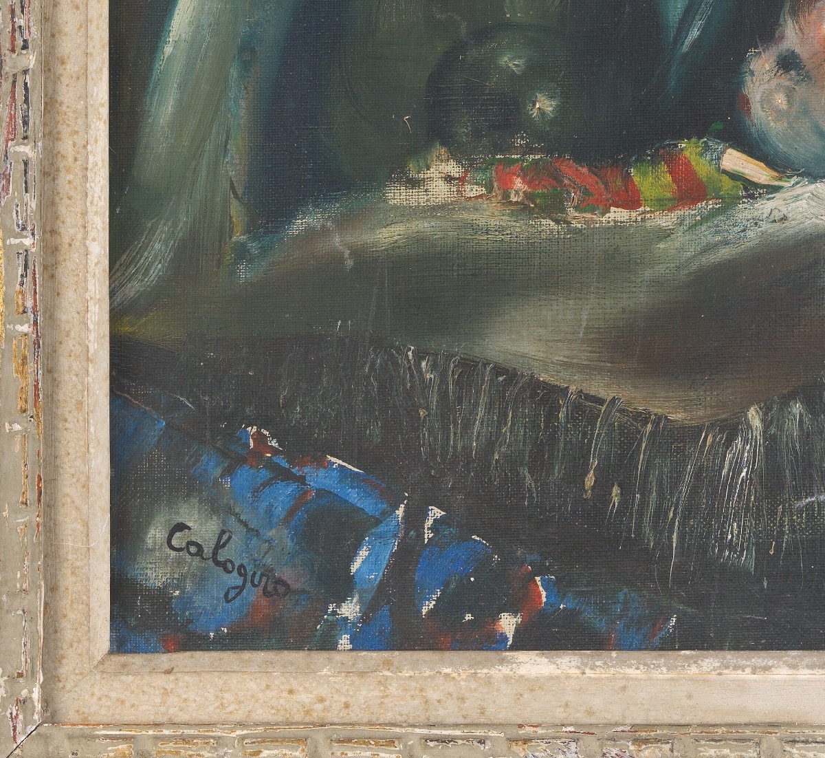 Jean Calogero | Portrait of a Girl with Doll (1922) | MutualArt