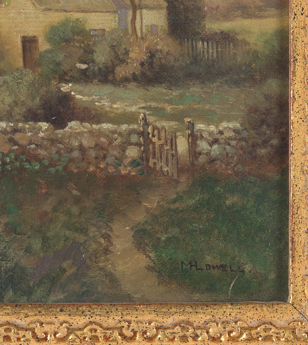Milton H. Lowell | Landscape with House (1848) | MutualArt